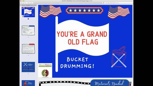 Music | Bucket Drumming | Rhythms | You're a Grand Old Flag | Cohan ...