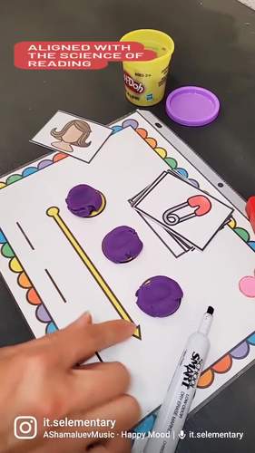 Short Vowels Sound Mats Bundle by It's Elementary | TPT