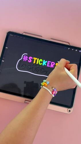 RAINBOW STICKER BOOSTER PACK *GROWING* by The Young Educator | TPT