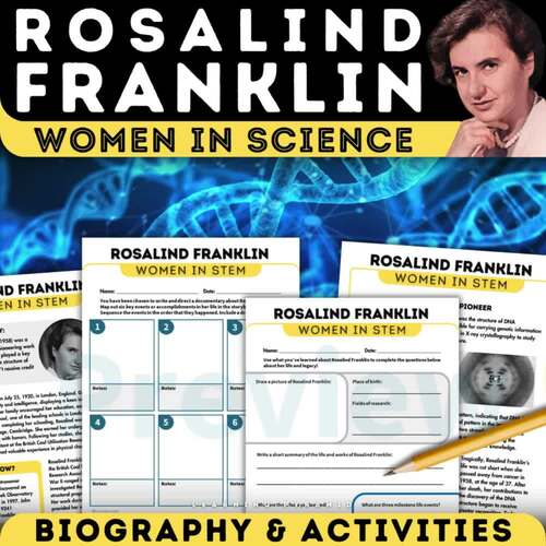 Rosalind Franklin Biography and Activities | Women's History Month ...