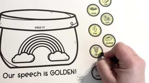 St. Patrick's Day Speech Therapy Activities - Crafts by kendallpatrickslp