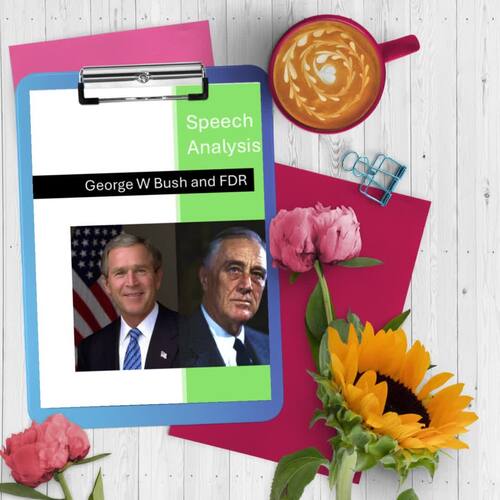 Rhetorical Analysis Made Easy: FDR's 'Day of Infamy' & George Bush's 9/ ...