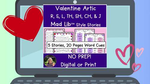 Valentine Artic Fill-in-the Blank Mad Lib ™ Style Stories with Word Prompts