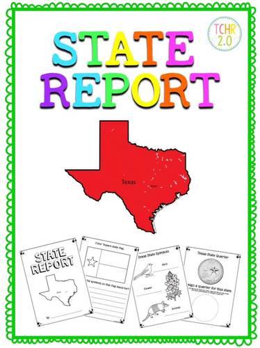 Texas State Research Report by TCHR Two Point 0 | TpT