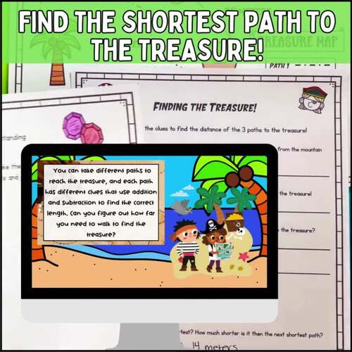 Addition Subtraction Compare Within 100 Word Problems Involving Length ...