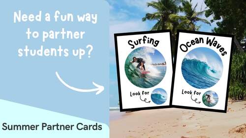 Summer Partner Cards! by HolmRoom | TPT