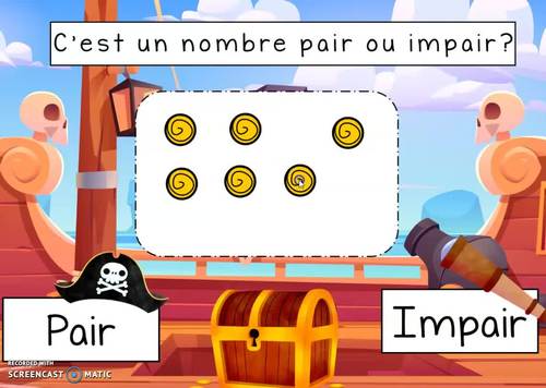 Nombre pair et impair 0-30 Boom Cards French distance learning by ...