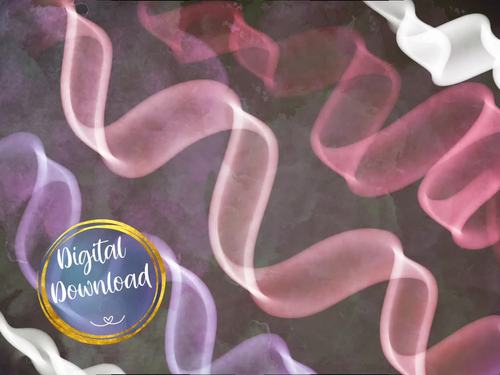 Smoke Ribbon Digital Papers by Teach Elite | TPT