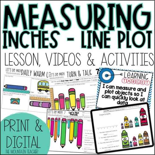 Measurement in Inches on a Line Plot | Lesson Plans, Worksheet, Warm Up ...
