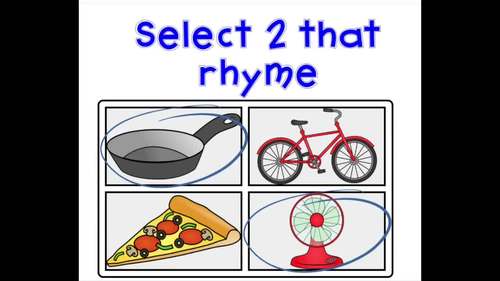 Activities With Rhyming Words and CVC words Interactive Boom Cards
