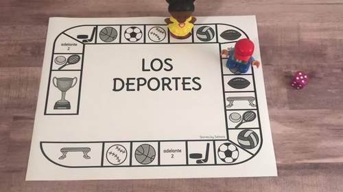 Spanish Board Game--Sports / Los Deportes by Stories by Senora | TpT