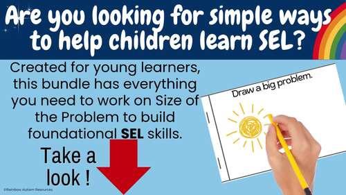Size of the Problem SEL Bundle for PreK–3rd: Worksheets Social Story ...