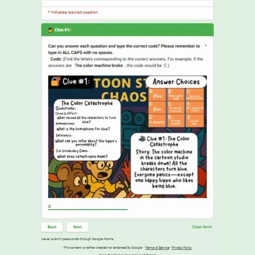 Cartoon Studio Chaos! ELA Escape Room: Cause & Effect, Inferences ...