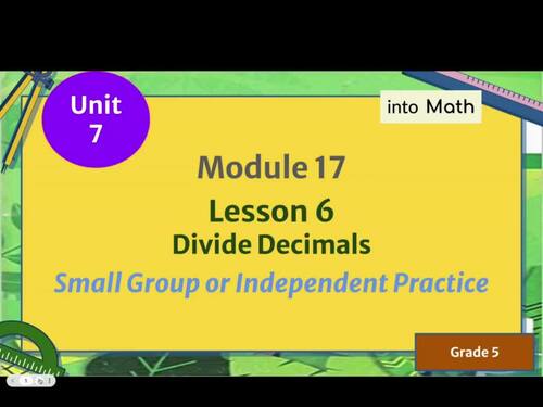 HMH Into Math, Grade 5, Module 17 Bundle (Lessons 1-7) by Annie's ...