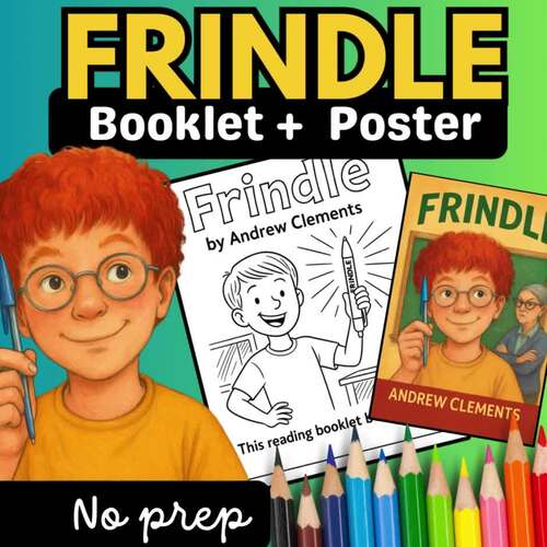 Frindle Novel Study | Reading Comprehension Activities + Worksheets ...