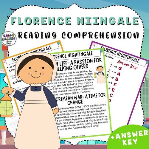 Florence Nightingale Biography Reading Comprehension,Women’s History ...