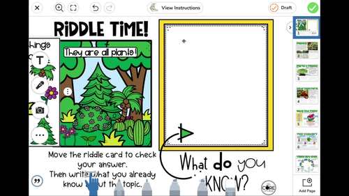 Digital All About Plants Activities | Plant Parts and Life Cycle Activities