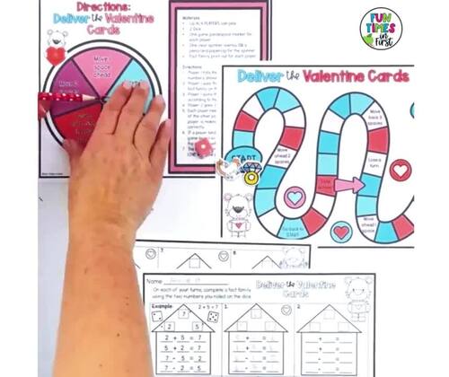 February Math & Literacy Centers - Early Finisher Activities for 1st Grade