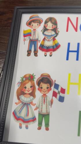 National Hispanic Heritage Month sign poster class decoration teacher ...