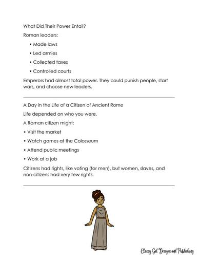 Ancient Rome Reading Passage | 6th Grade Social Studies ...