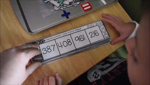 Place Value Fluency Strips by Fun Hands-on Learning | TpT
