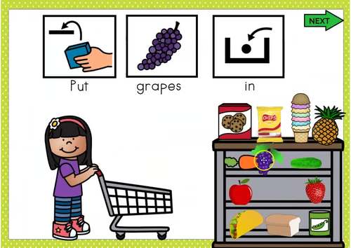 AAC Core Words: Put In BOOM Cards by Speech Packtivities | TPT