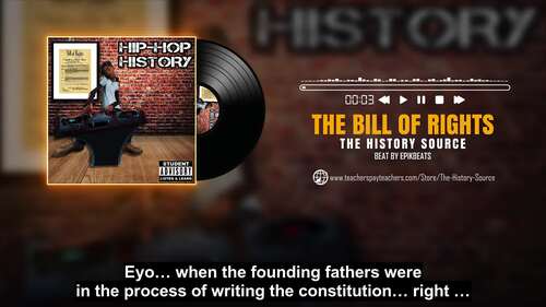 The Bill of Rights Rap Song / Visualizer by The History Source | TPT