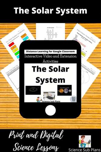 The Solar System - Interactive Video and Extension Activities | TPT