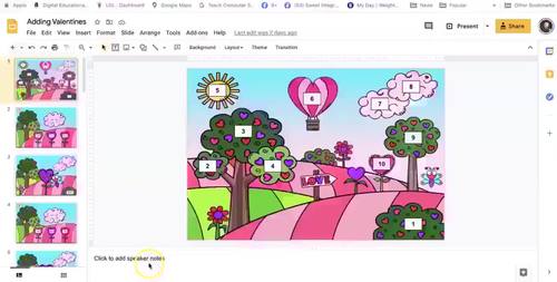 Valentine's Day Adding and Subtracting Decimals With Google Slides