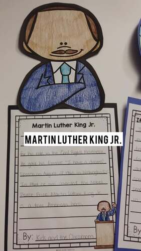 Martin Luther King Jr. Writing Activities | I Have a Dream Craft ...