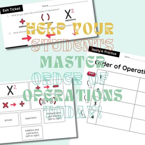 Order of Operations: Scaffolded Notes + PEMDAS/GEMDAS Practice | TPT