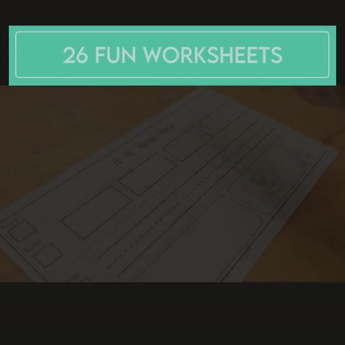 New Year Simple Sentence Building by The Ginger Teacher | TPT