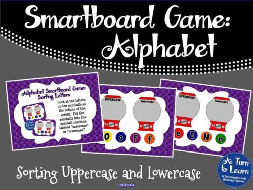 Alphabet Game: Sorting Letters (Smartboard/Promethean Board) by A Turn ...