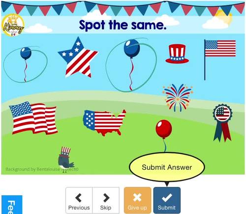 Independence Spot the Same Visual Comparison by Teacher Kimmy | TPT
