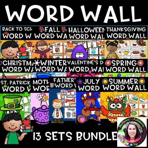 Word Wall BUNDLE by Believe to Achieve by Anne Rozell | TpT