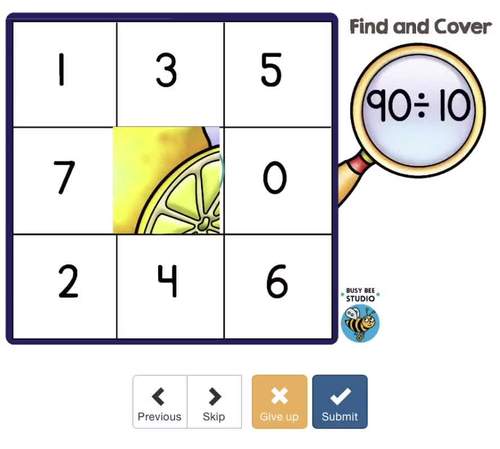 Boom Cards Division | Dividing by 10 | Division Facts Fluency #distance ...
