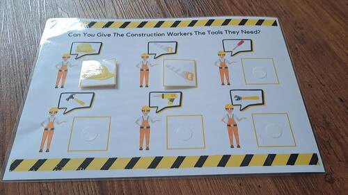 Construction Theme Construction Tool Sorting Activity Preschool Math