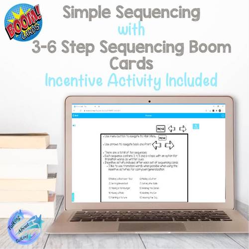 Simple Sequencing Boom Cards - Speech Therapy Distance Learning | TPT