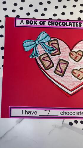 Valentines Day Addition Math Crafts by The Teaching Diva Corner | TPT