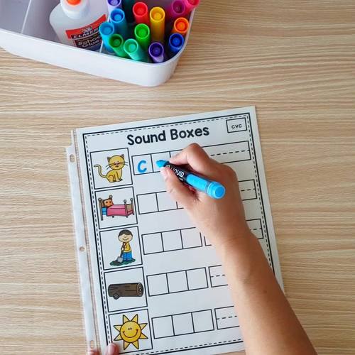 CVC Sound Box Write and Wipe by MrsGalvan | TPT