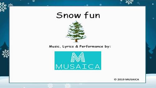 Snow Fun _ ages 7 - 11 _ song lyrics videos _ Karaoke tracks _ PDF Lyrics