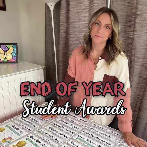 End of the Year Awards | 40+ Editable Student Certificates | Classroom ...