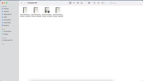 Staff Newsletter Templates | Editable School Communication | Word, PDF ...
