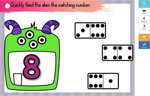 Subitizing 0 - 10 | BOOM CARDS™ by Teaching Literacy | TPT