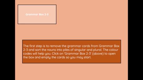 Montessori Grammar Box 2-3B BOOM Singular Plural Nouns Add 'es' 's ...