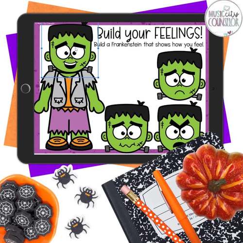 Halloween Feelings & Coping Skills Lesson, In-Person & Digital, SEL ...
