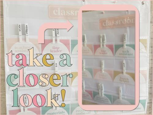 Classroom Jobs - Editable Classroom Jobs - Simple and Calm Classroom Decor