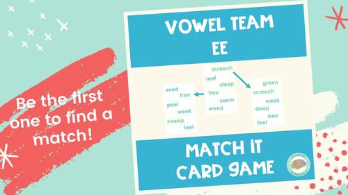 Vowel Team EE Game by Celebrating Neurodiversity | TPT