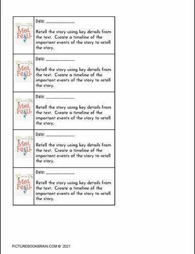 Mel Fell by Corey R. Tabor Lesson Plan and Google Activities | TpT