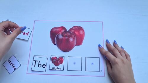 What color is it? Sentence Building Activity Speech Therapy Sped Autism ...